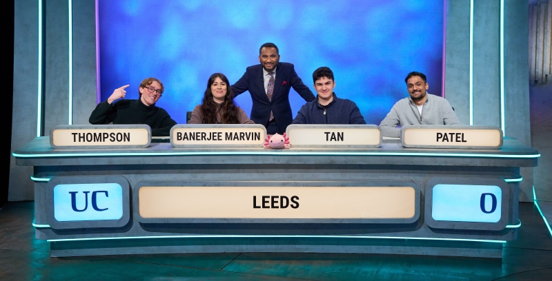 Faculty students star in Leeds' 2024 University Challenge team | School ...
